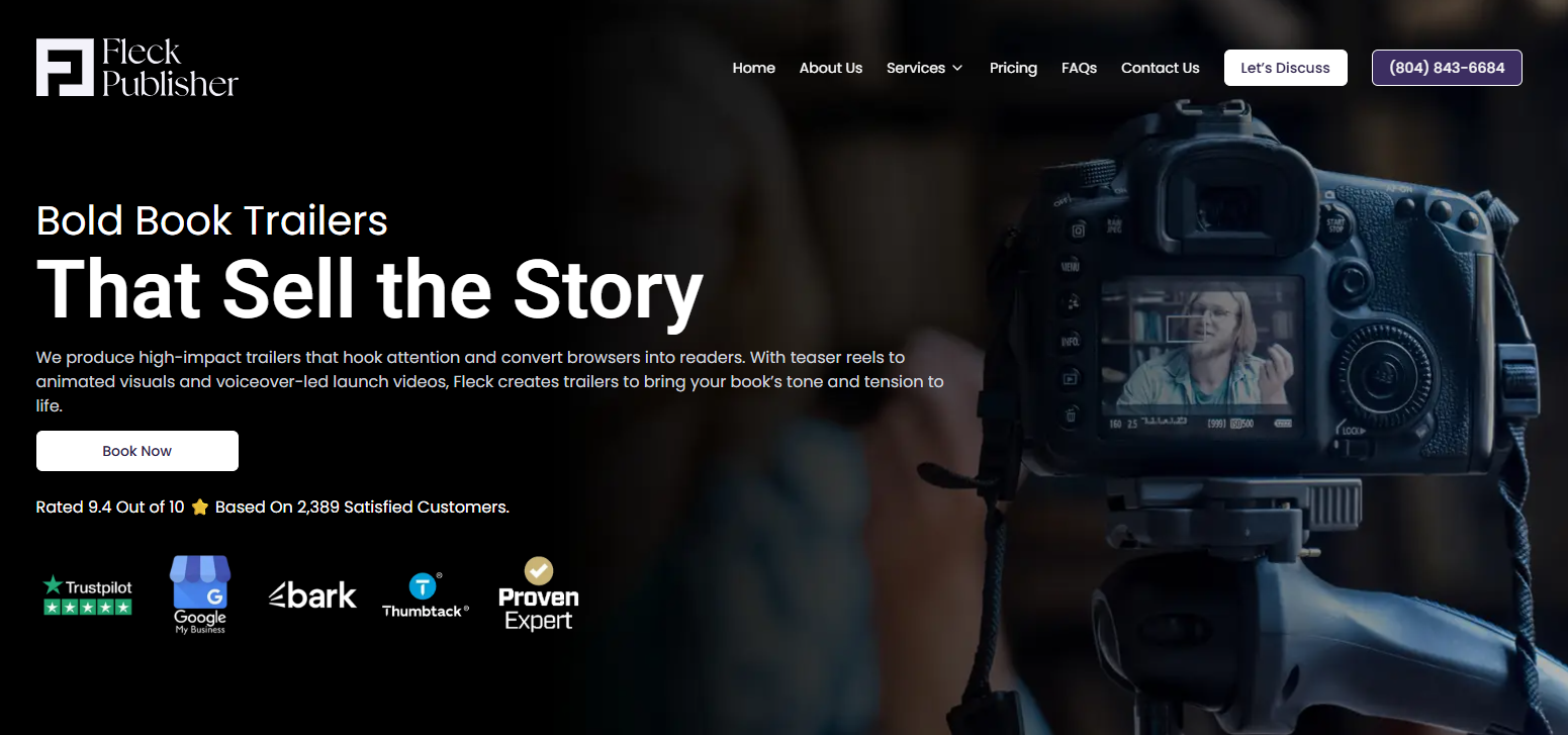 Book Trailer Services | Get a Video for Your Book